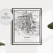 Yuma Map Print, Arizona AZ USA Map Art Poster, Printable City Street ...