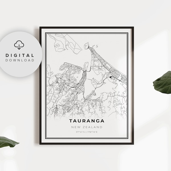 New Zealand Map - Etsy