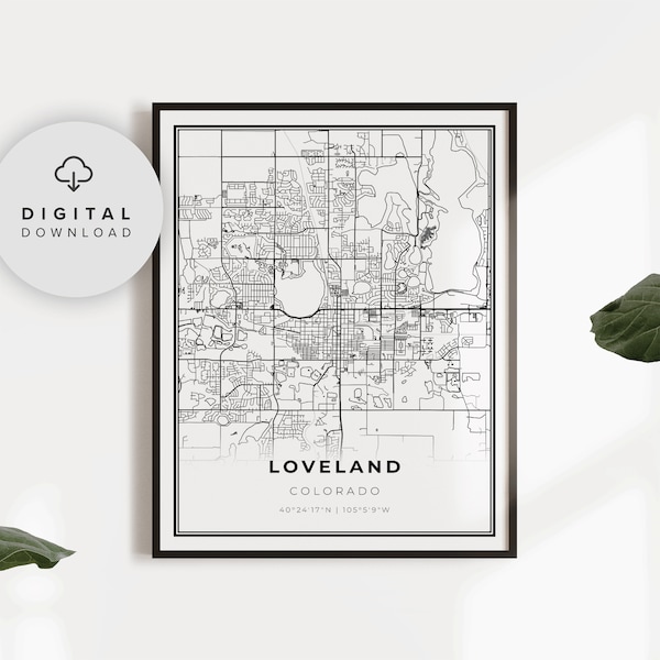 Loveland Street Map - Etsy
