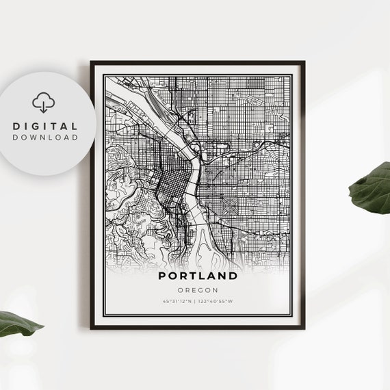 Printable Map Of Downtown Portland Downtown Portland, Oregon