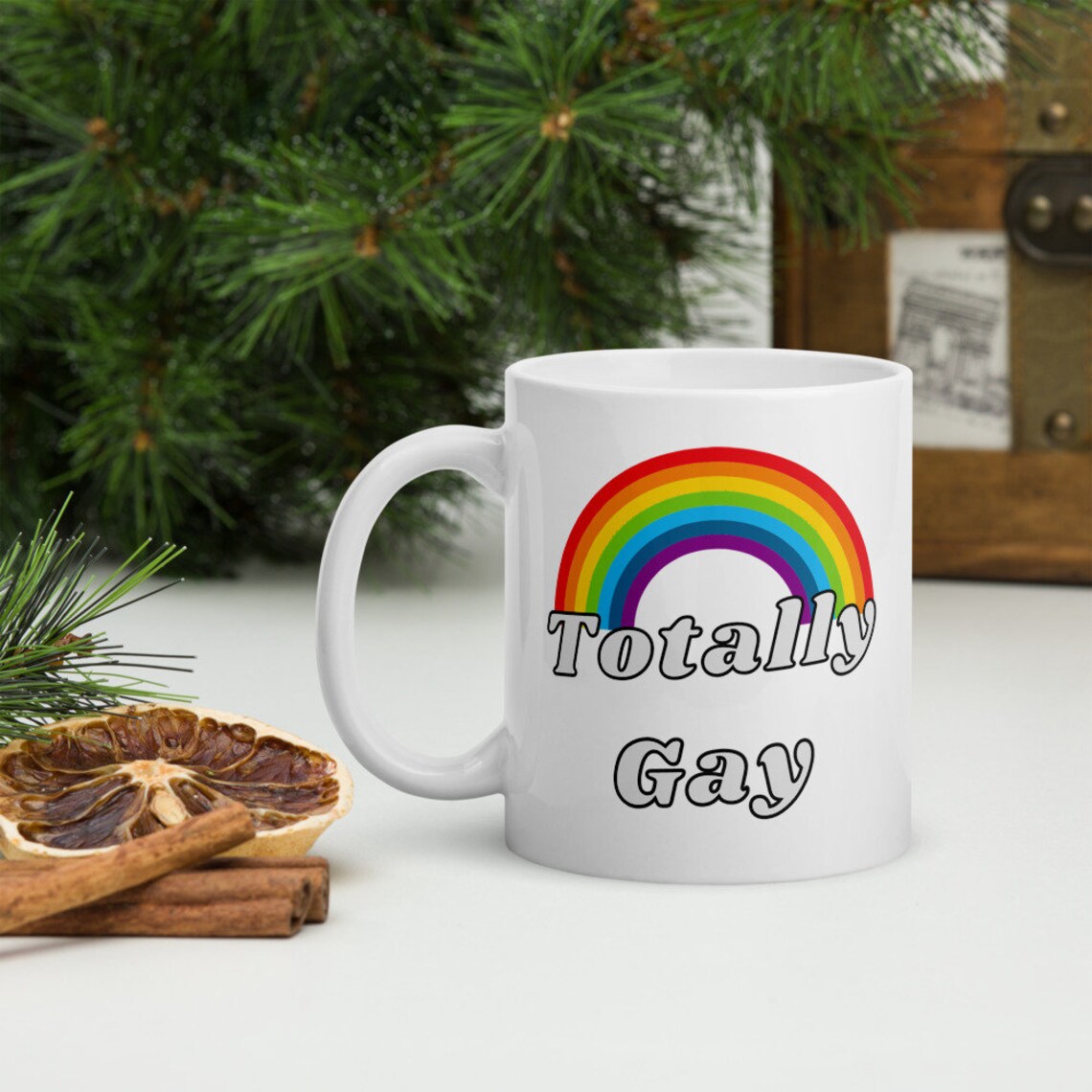 Gay Pride Mug Coming Out Gift Totally Gay Cup National - Etsy New Zealand