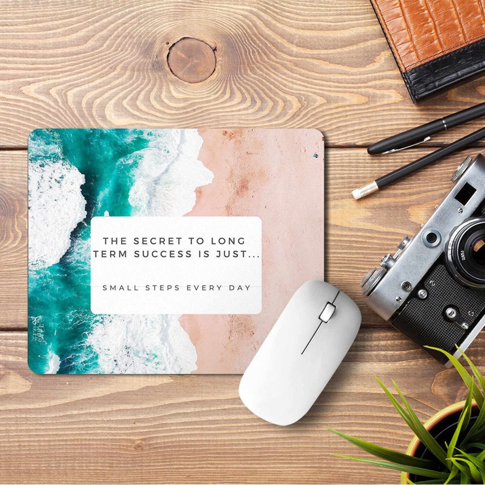 Motivational Quote Mouse Pad Positive Thoughts Mouse Pad - Etsy New Zealand
