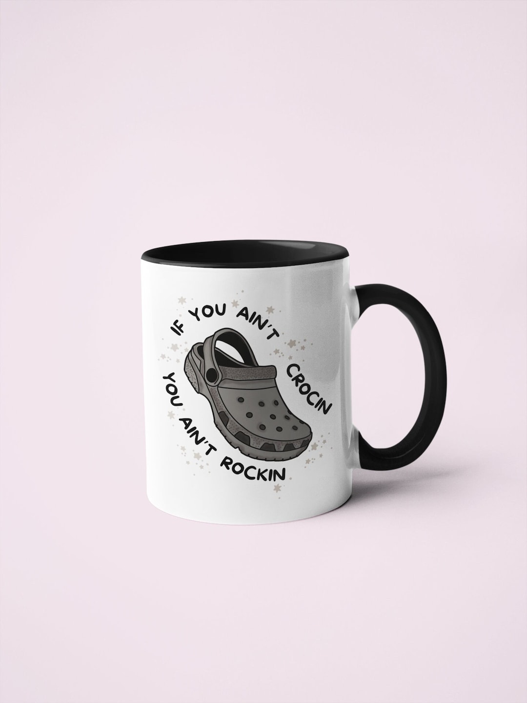 Funny Croc Mug, Secret Santa Gift , Funny Gift, If You Ain't Crockin ...