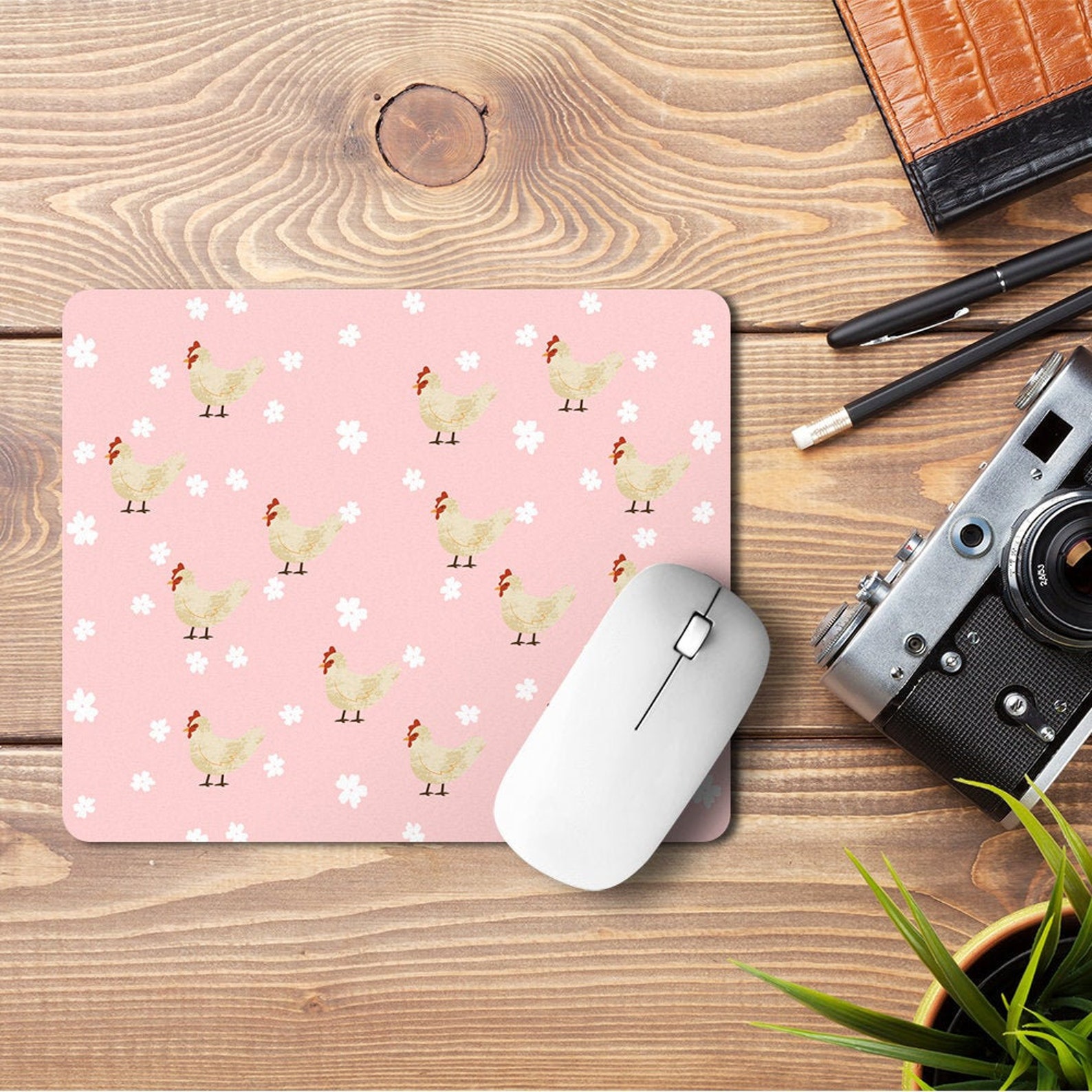 Chickens Mouse Pad Office Gift Mouse Mat Chickens and - Etsy UK