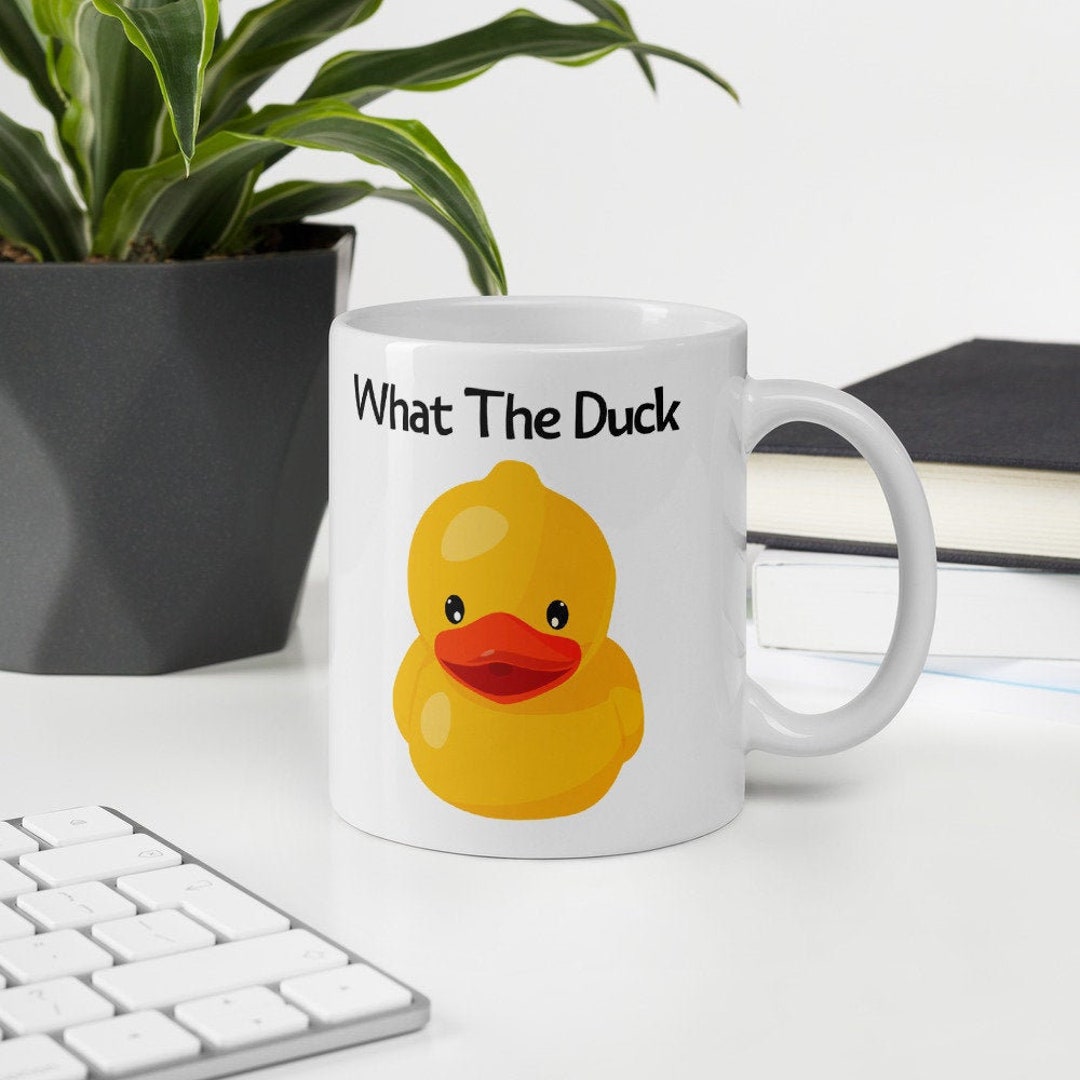 Funny Gift, What the Duck Mug, Coffee Mug for Work, What the Duck Gift ...