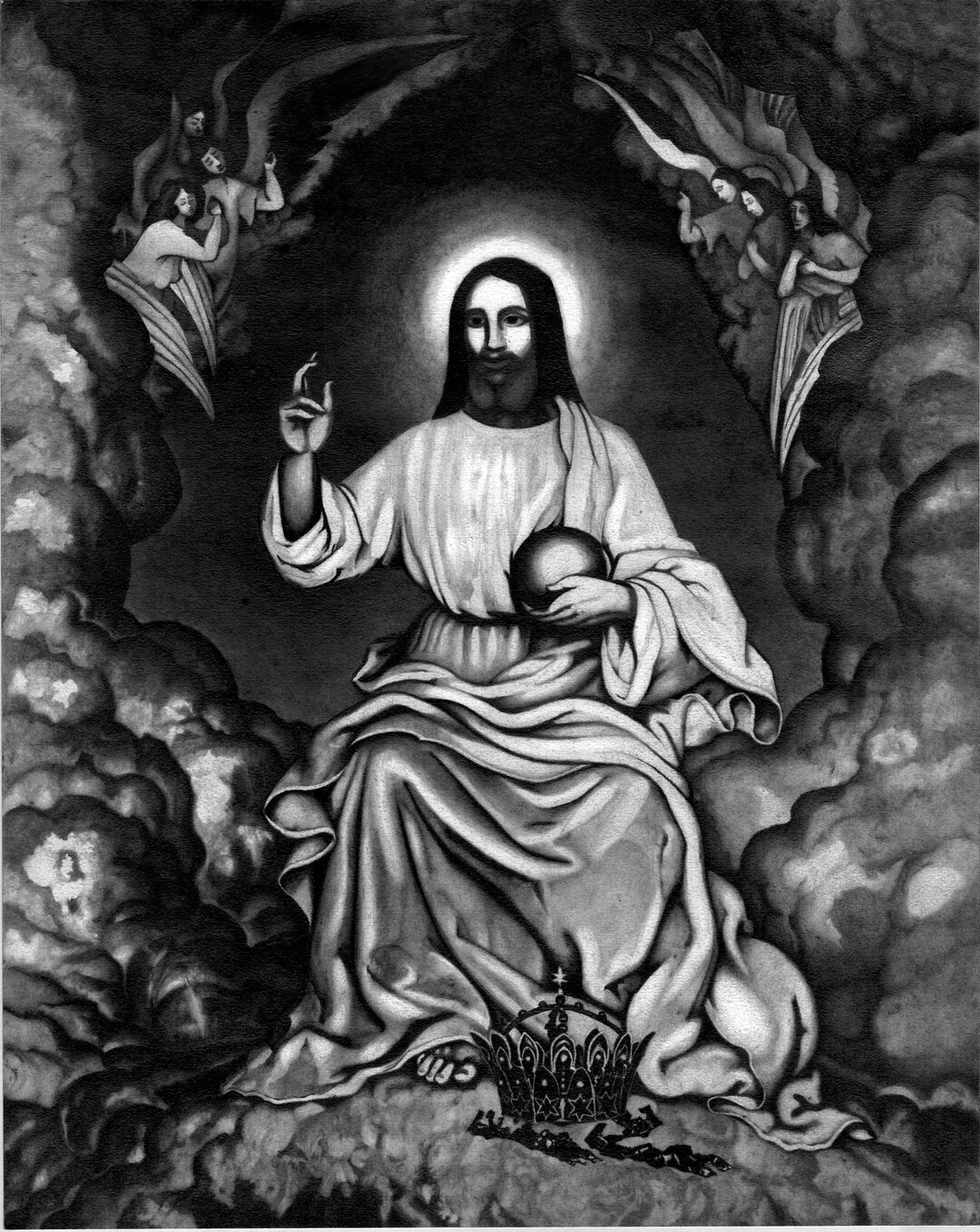 Jesus Christ Drawing, Detailed Artwork of God, High Resolution ...