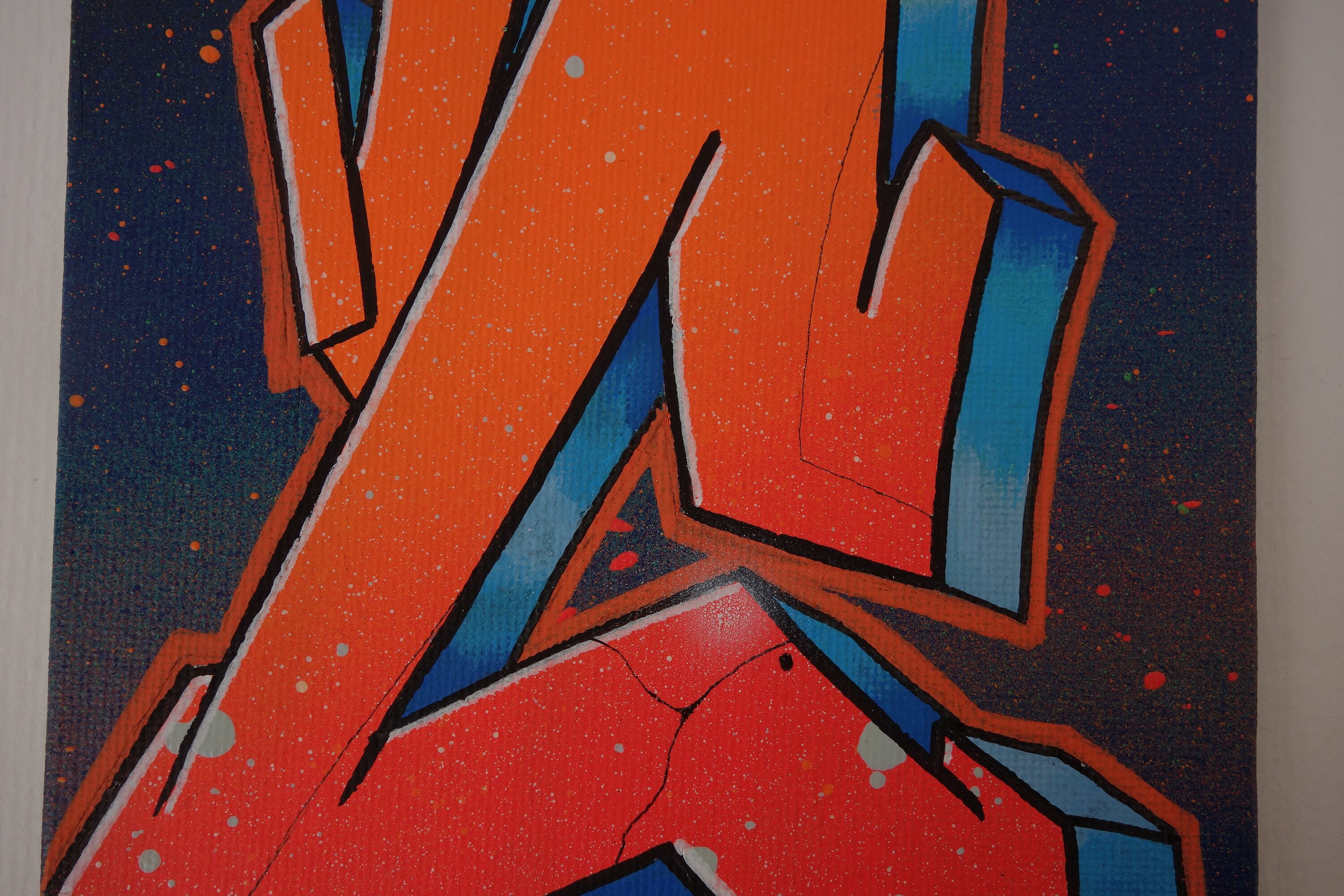 Handmade Graffiti Letter l on Canvas Unique - Etsy