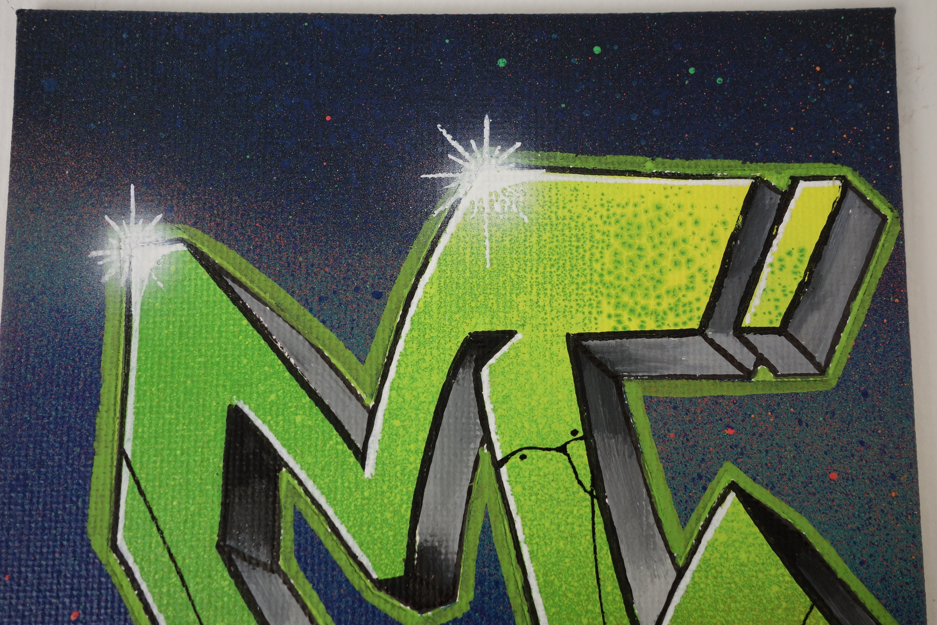 The Letter M Graffiti Style