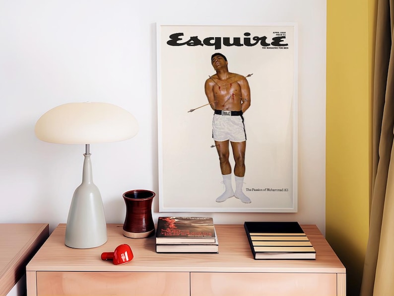 The Passion of Muhammad Ali Poster, Esquire Magazine Cover Print ...