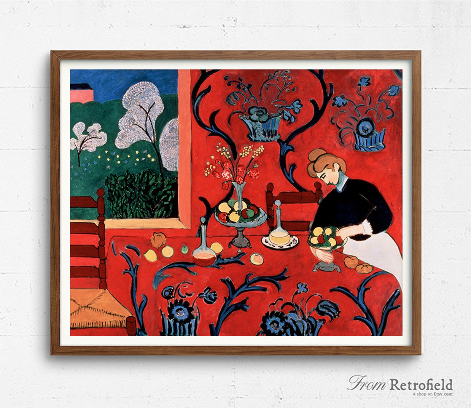 The Red Room Harmony in Red Henri Matisse Exhibition Poster - Etsy UK