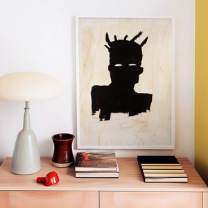 Basquiat Self Portrait Painting, Exhibition Print, Jean-michael ...