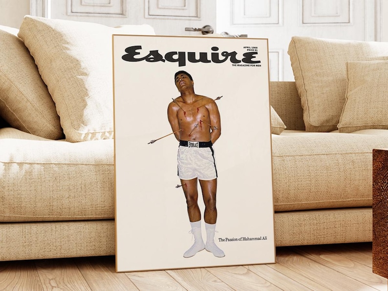 The Passion of Muhammad Ali Poster, Esquire Magazine Cover Print ...