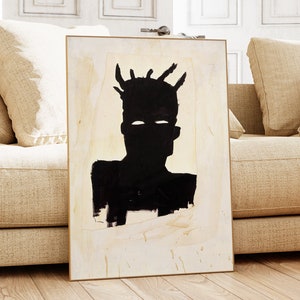 Basquiat Self Portrait Painting, Exhibition Print, Jean-michael ...