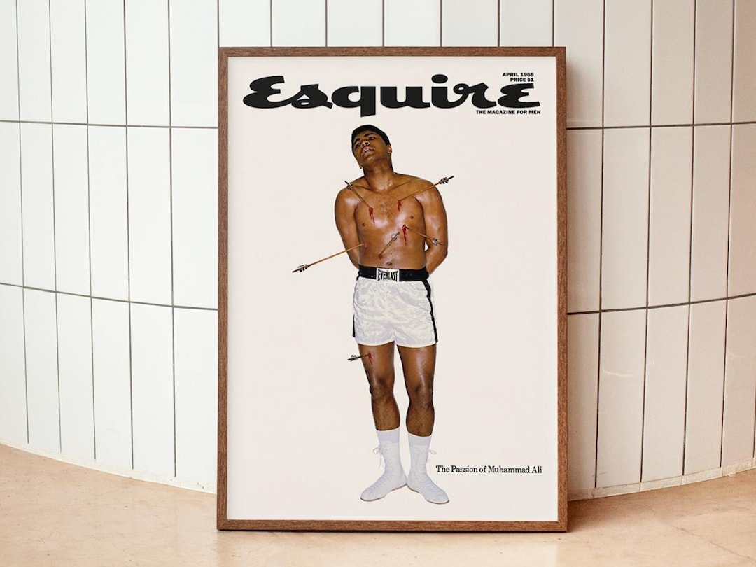 The Passion of Muhammad Ali Poster, Esquire Magazine Cover Print ...
