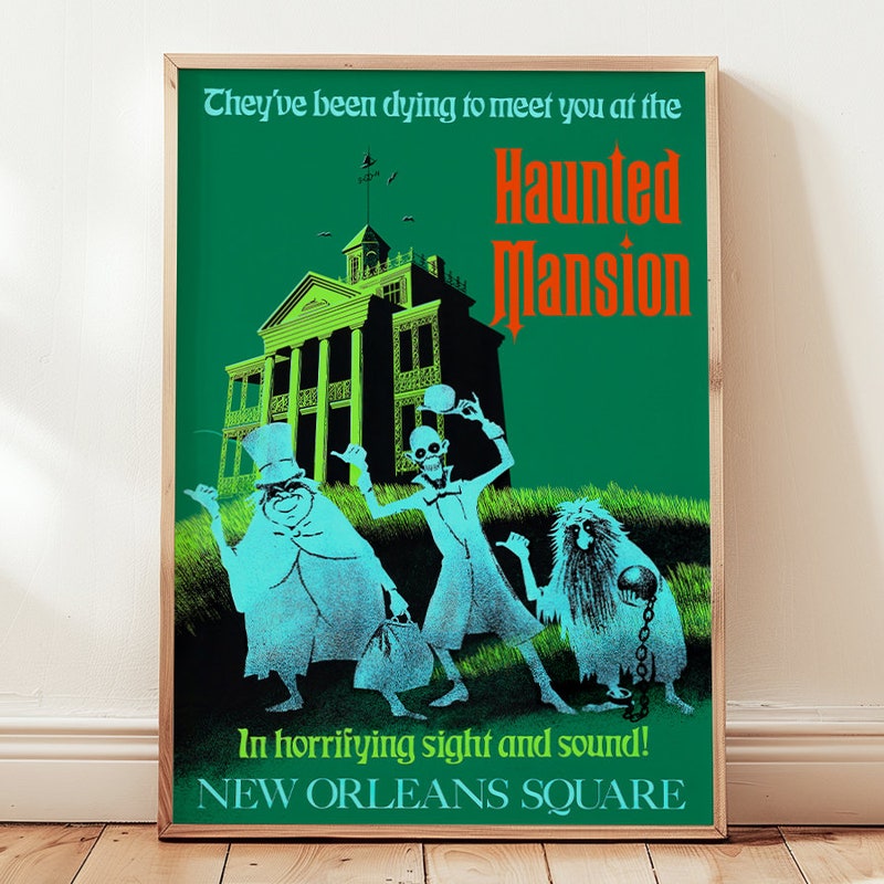 Haunted Mansion Poster - Etsy