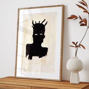 Basquiat Self Portrait Painting, Exhibition Print, Jean-michael ...
