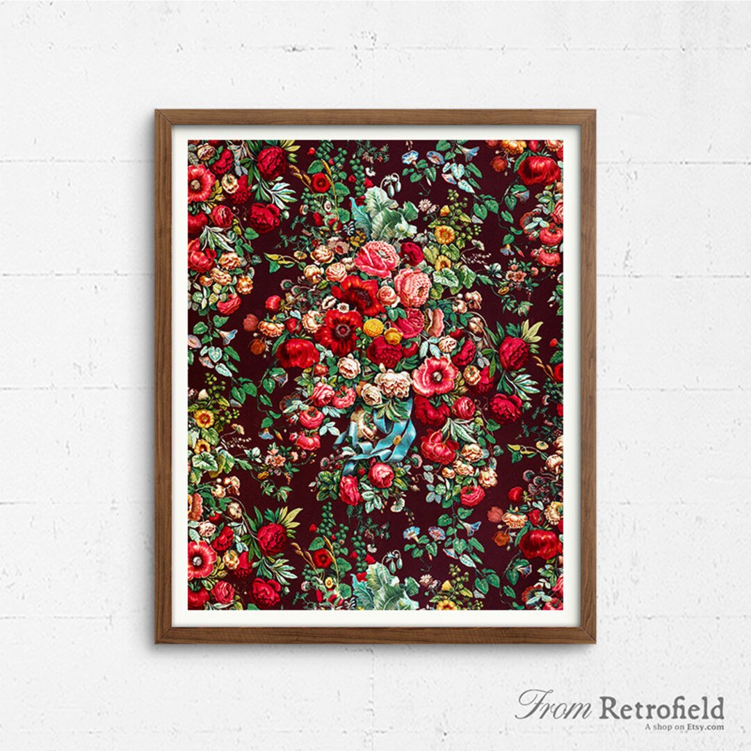 Sir Matthew Digby Wyatt Chintz Pattern Art Print, Digital Download ...