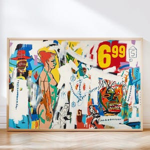 Basquiat X Warhol Collaboration Art, 699, Exhibition Print, Jean-michel Basquiat Poster, Andy ...