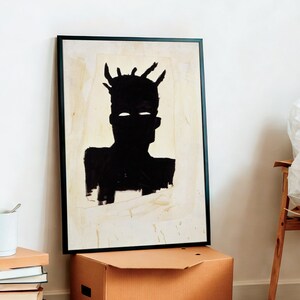 Basquiat Self Portrait Painting, Exhibition Print, Jean-michael ...
