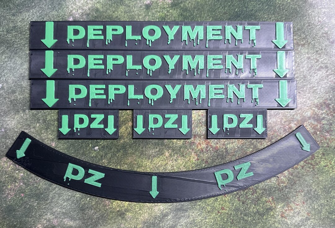 Customizable Warhammer 40k Deployment Markers Set. You Choose Color and ...