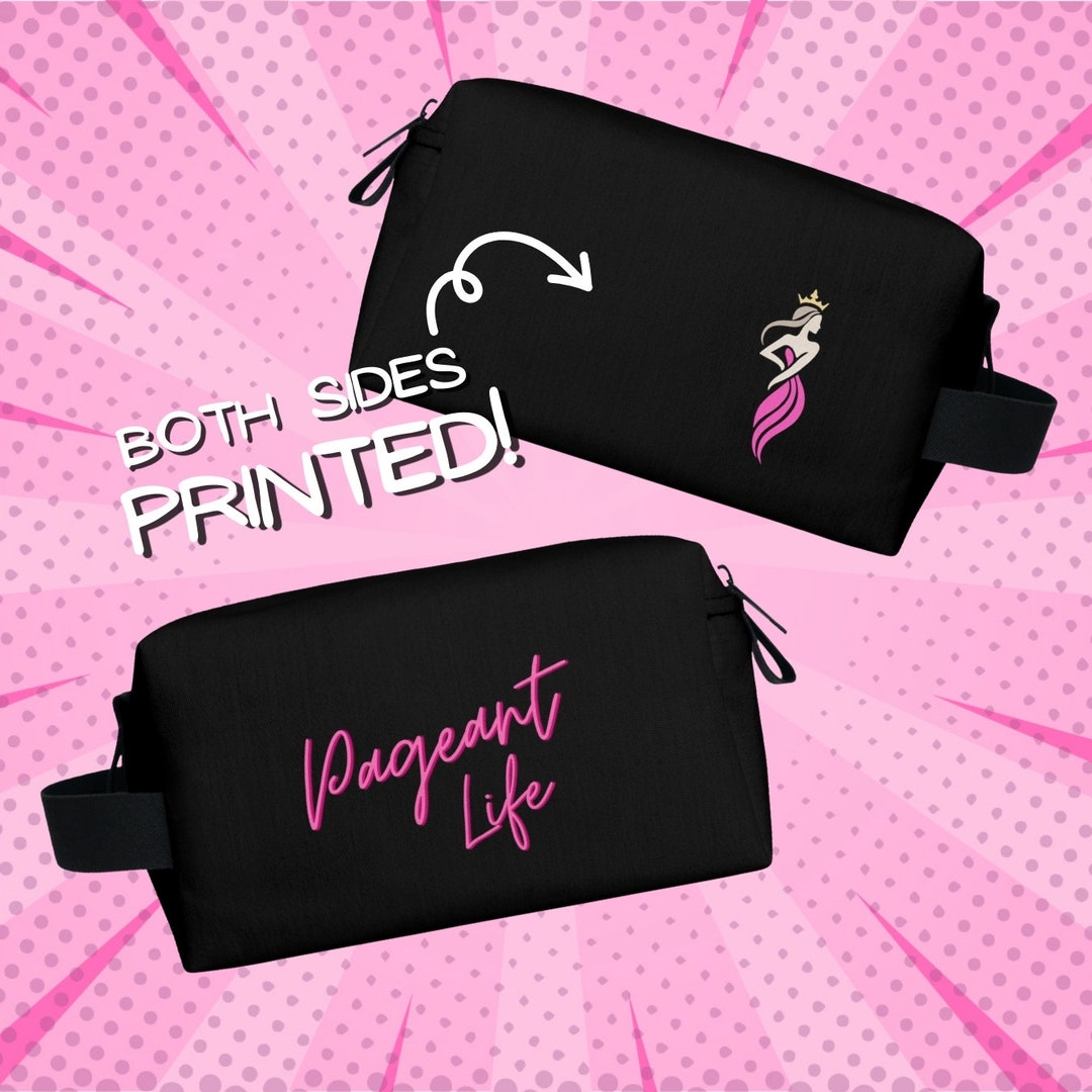Pageant Makeup Bag, Toiletry Bag, Pageant Gifts, Pageant Bag, Pageant ...
