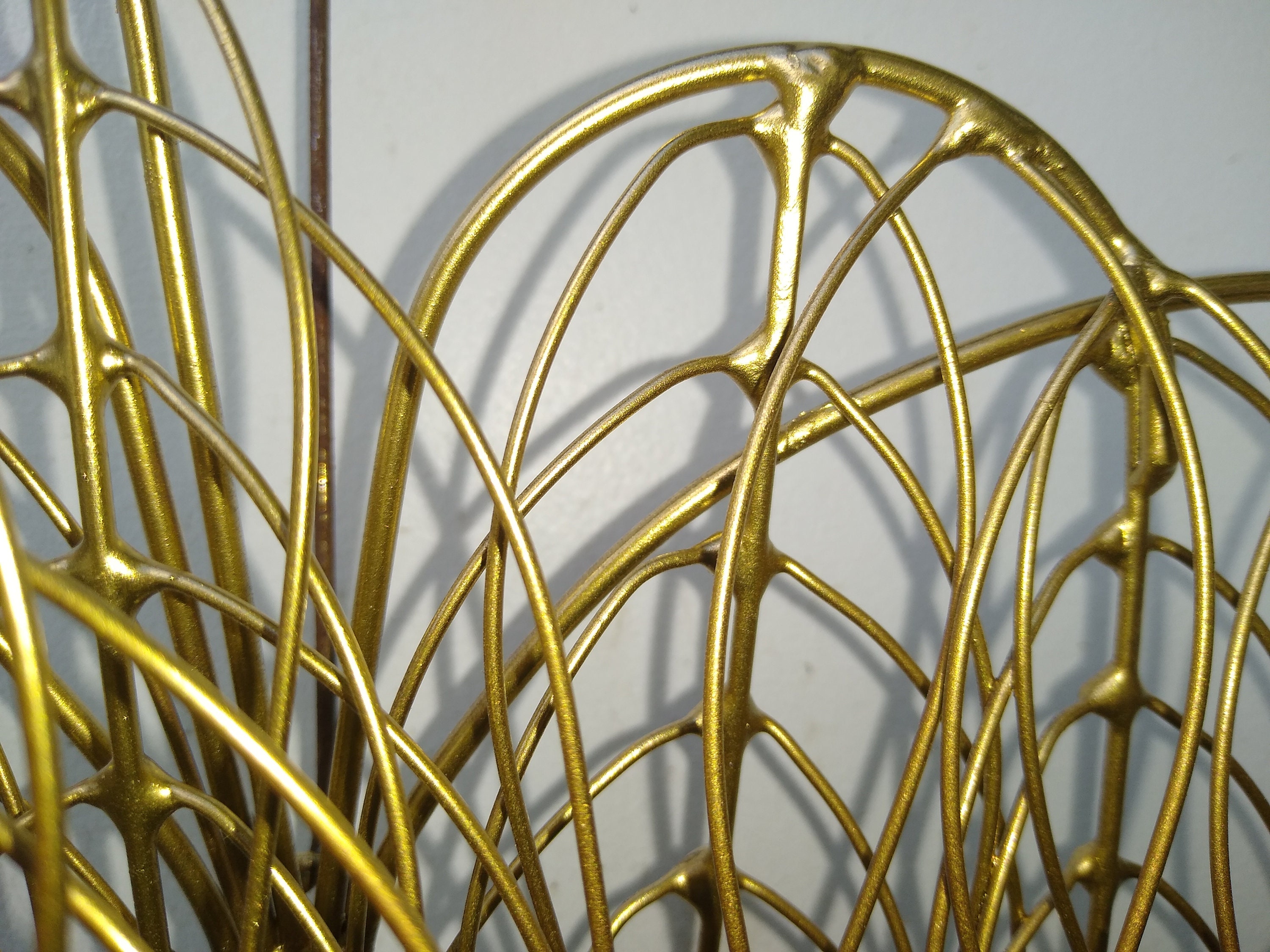 The Seedling Copper and Brass Baby Willow Tree Metal Wall - Etsy