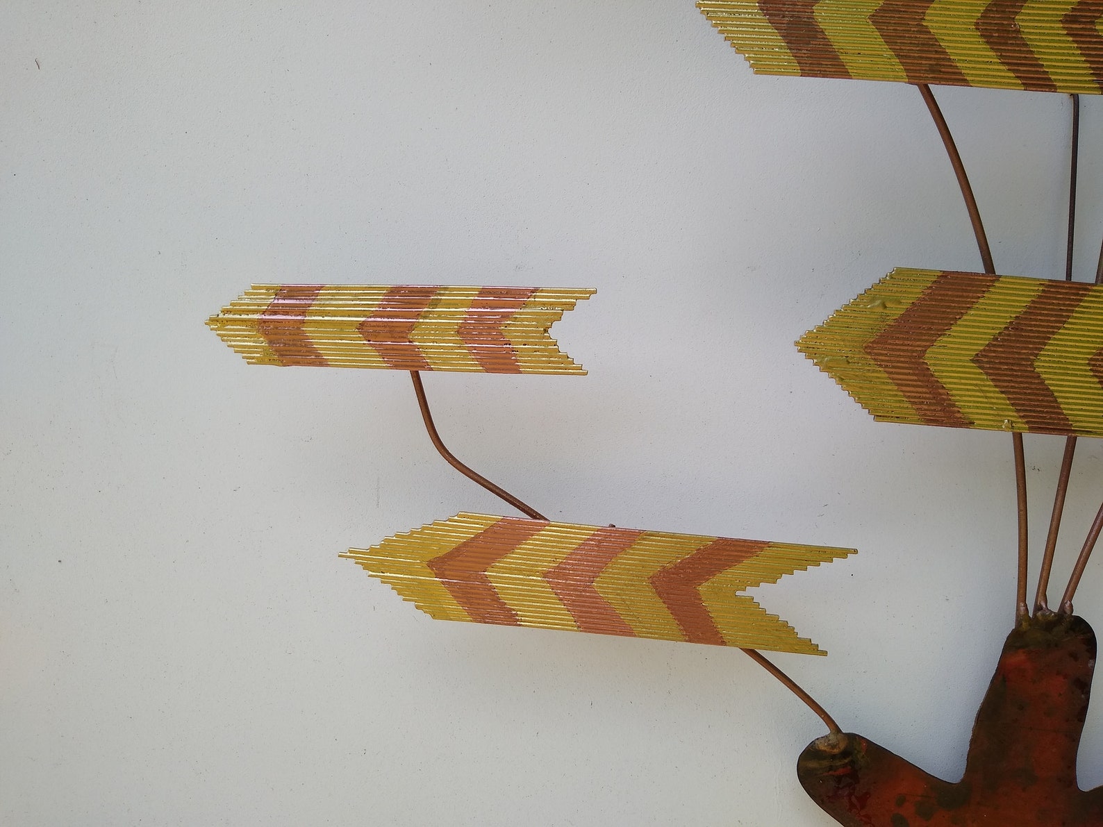 Copper and Brass Aztec Tree Metal Wall Hanging Art Decor Sculpture - Etsy