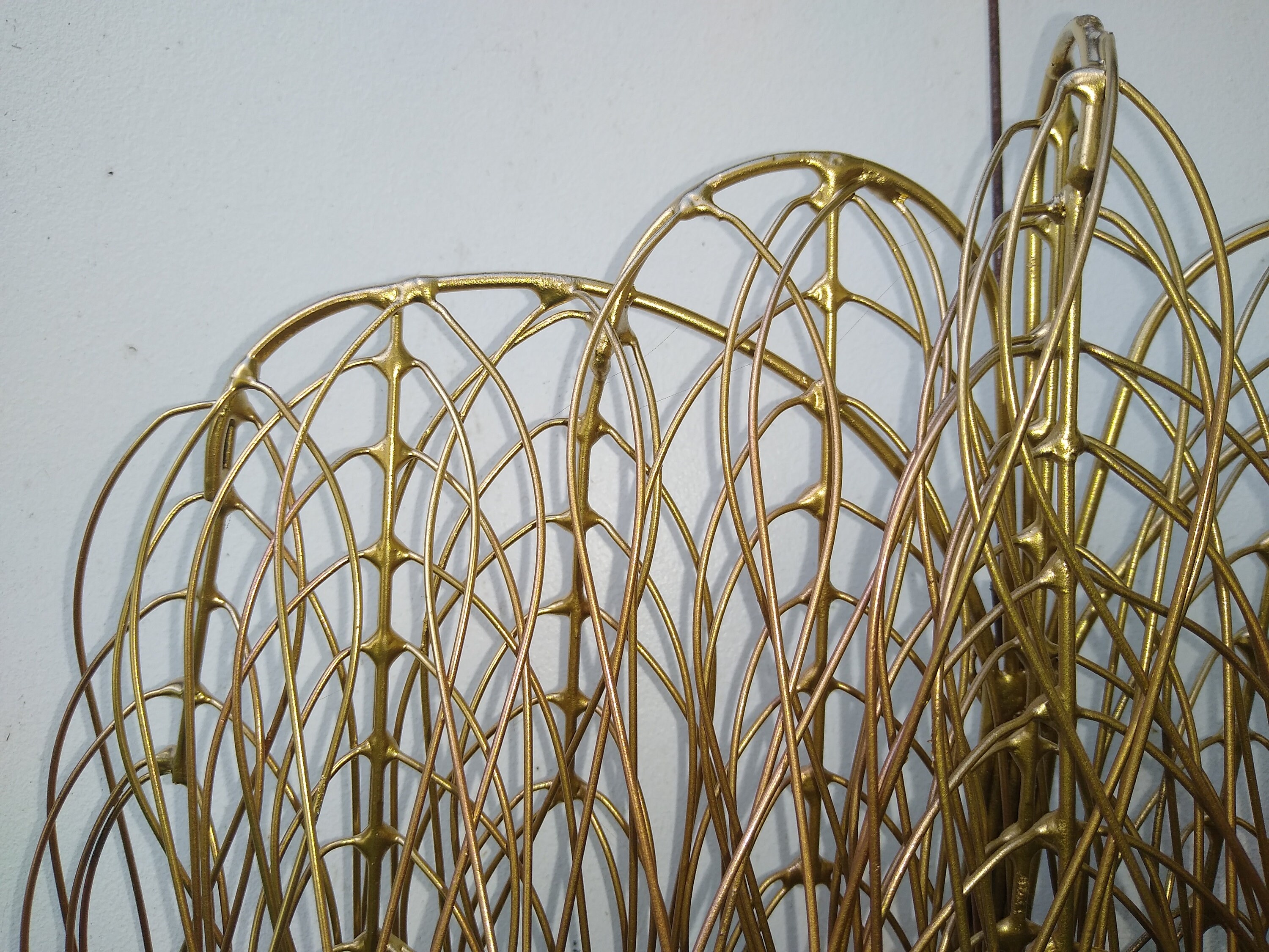 The Seedling Copper and Brass Baby Willow Tree Metal Wall - Etsy