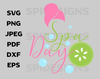Spa Day Svg | Etsy