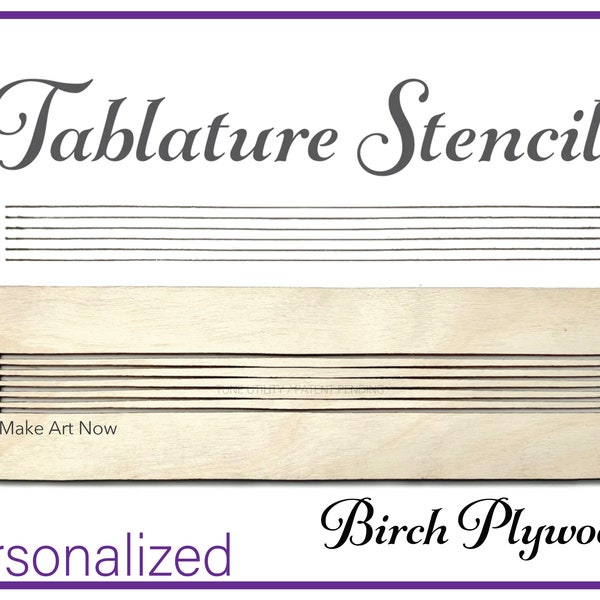 Guitar Tab Template Etsy