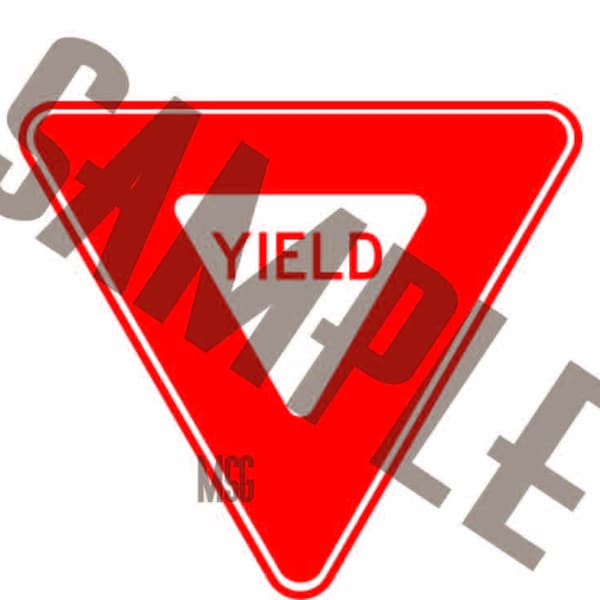 Yield Sign - Etsy