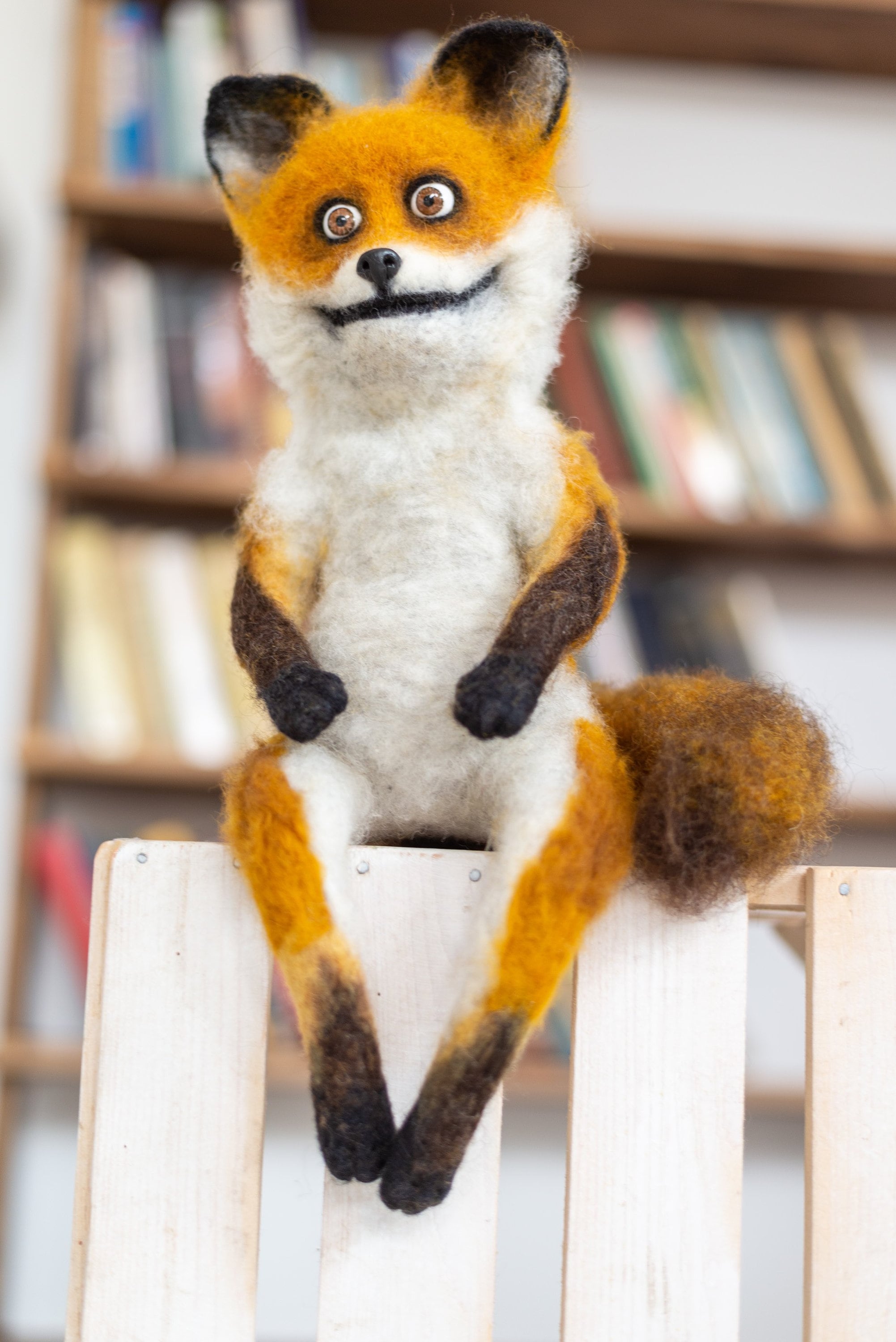 Almost Stoned Fox Woolen Toy Gift Interior Toy Handmade - Etsy UK