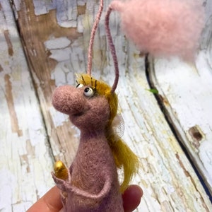 Girl Cockroach , Woolen Toy, Gift, Interior Toy , Handmade, Decor ...