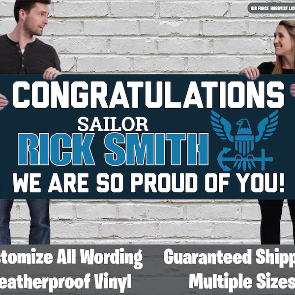 Congratulations sailor banner - Etsy México