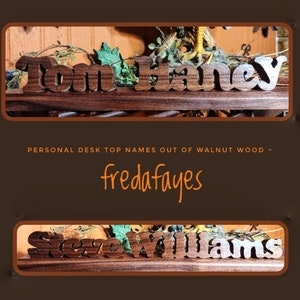 Wooden Scroll Saw Names ~ Personalized - Etsy