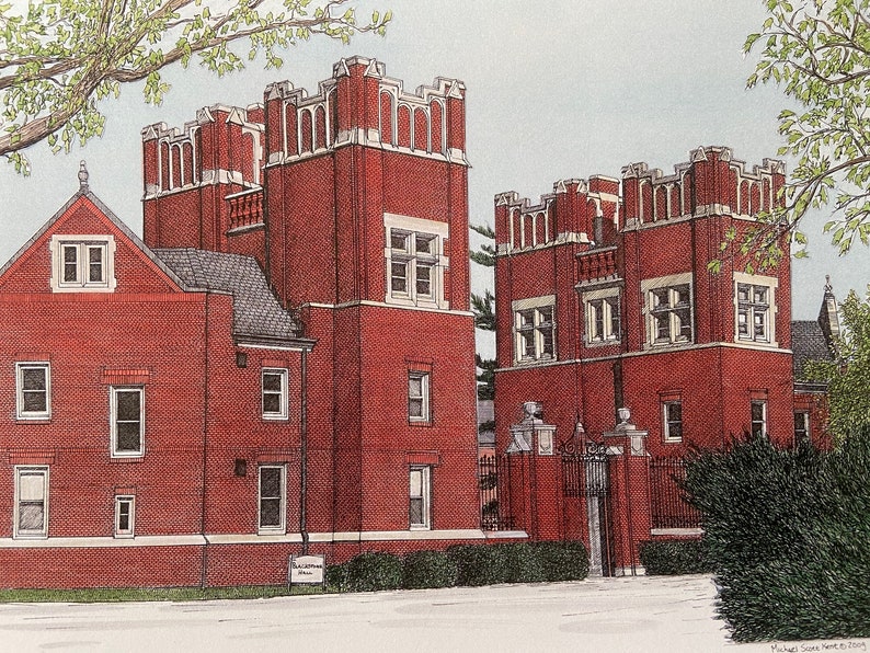 Lake Forest College, Illinois, Blackstone and Harlan Halls, College Art ...