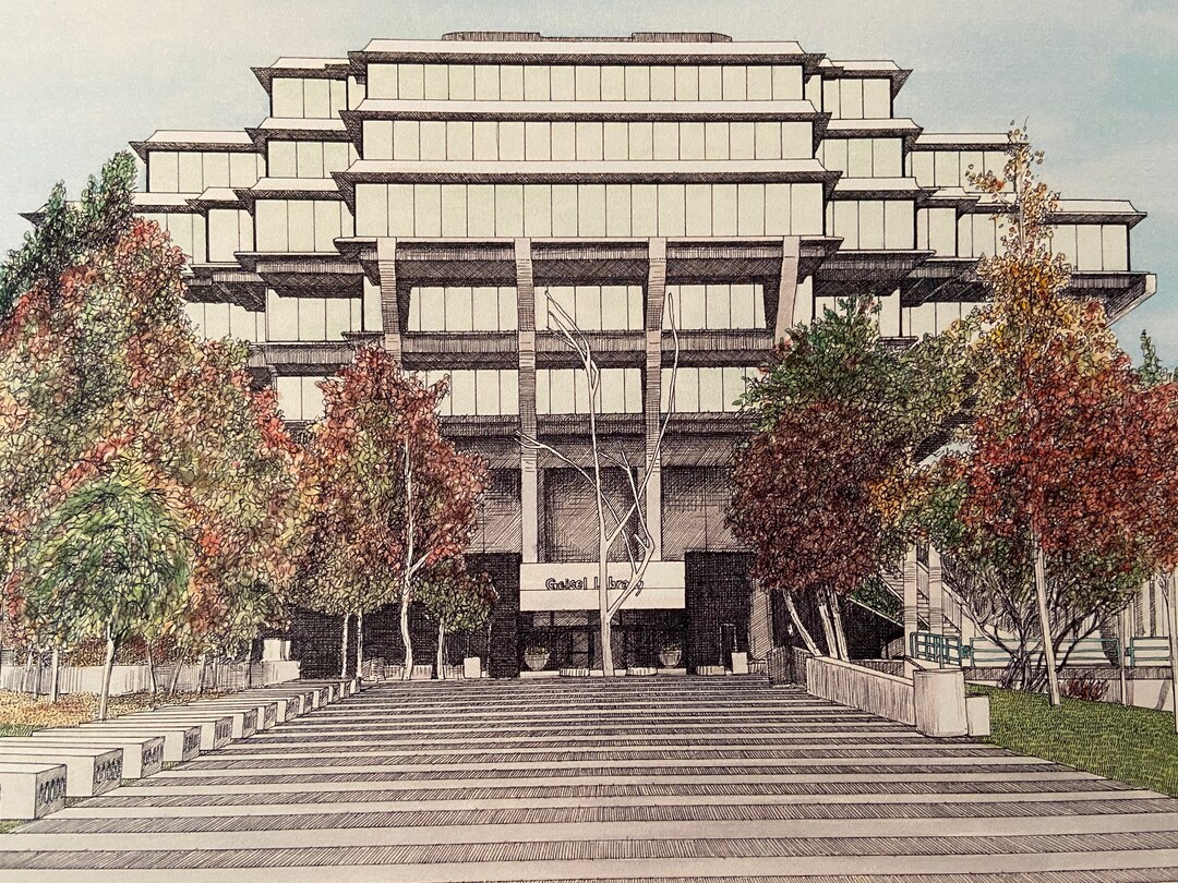 UC San Diego, UCSD, Geisel Library, La Jolla, College Gift, Graduation ...