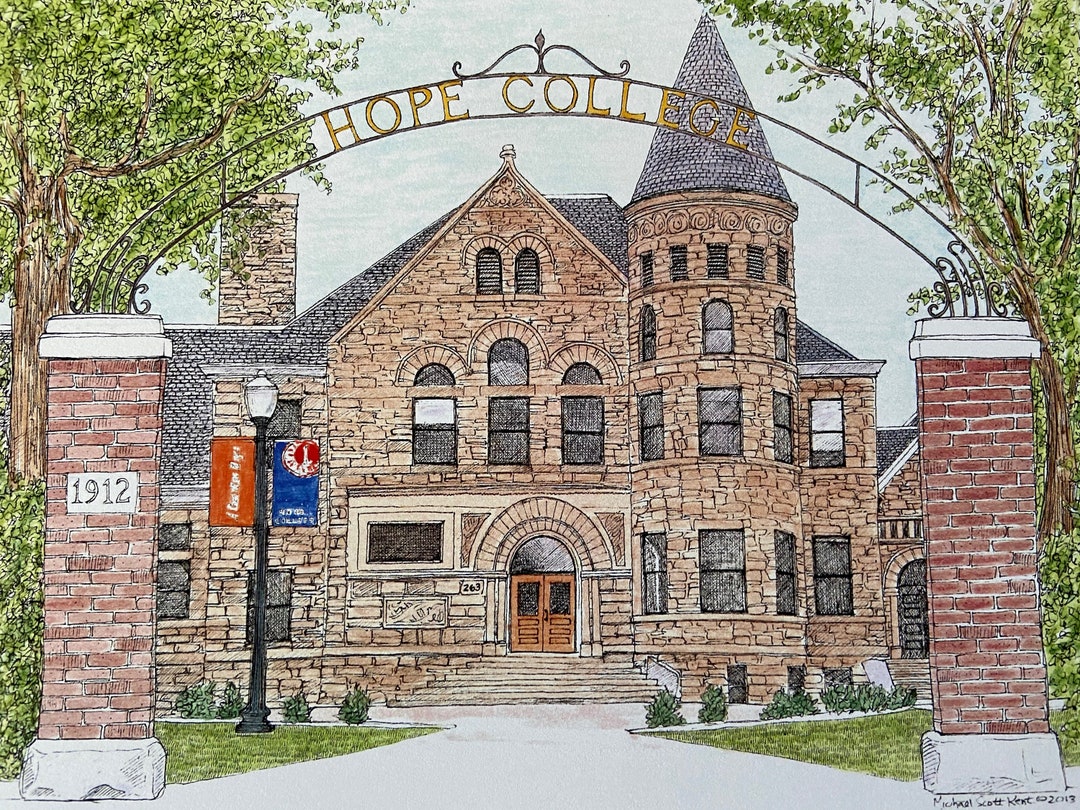 Hope College, Graves Hall, Holland, Michigan, College Art, Graduation ...