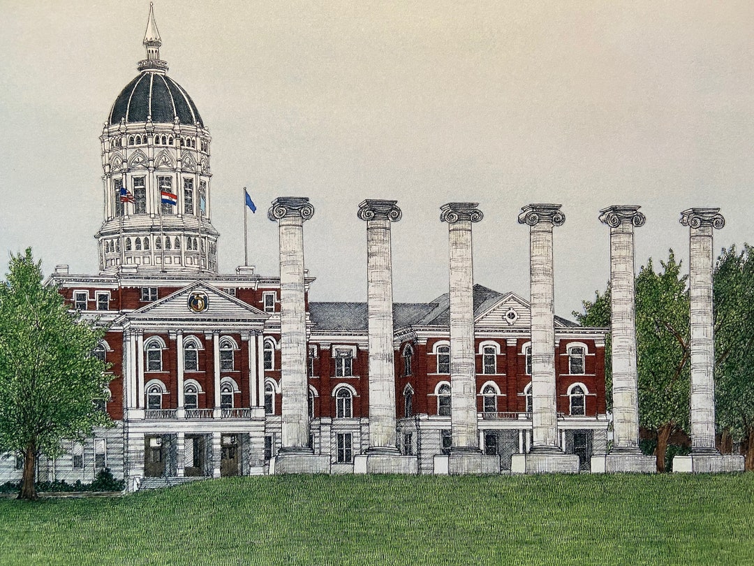 University of Missouri, Tigers, Mizzou, Columbia, Jesse Hall, Columns ...