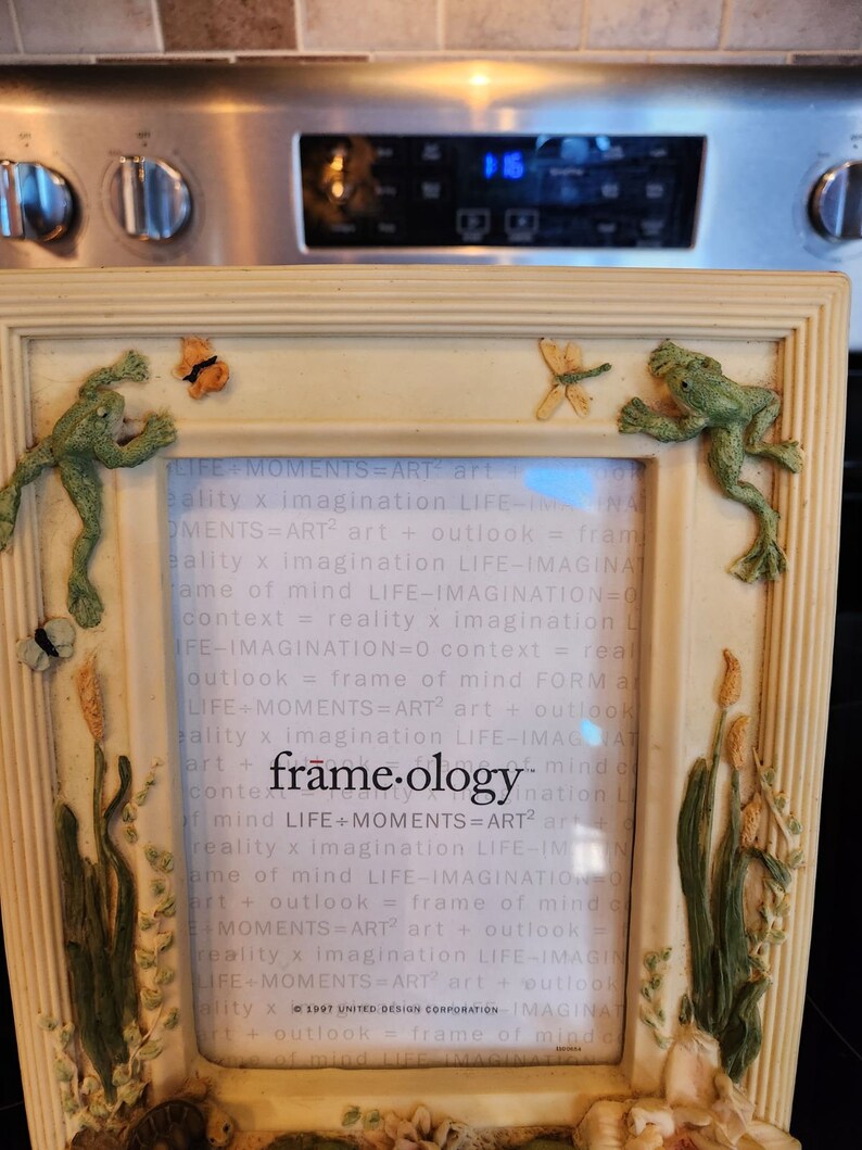 Solid, Heavy 8 X 10 Picture Frame With Frogs - Etsy