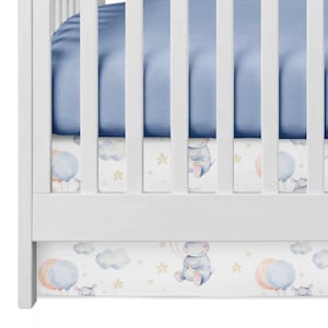 Hippo Crib Bedding, Boy Crib Bedding Set, Hippo Nursery Bedding ...