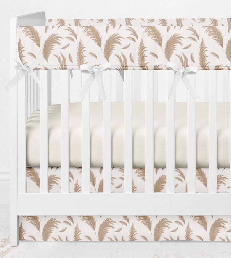 Boho Crib Bedding Set Boho Baby Girl Crib Bedding Set Baby | Etsy