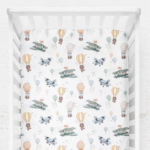 Airplane Crib Bedding Set Boy Crib Bedding Set Space Baby Bedding Set ...