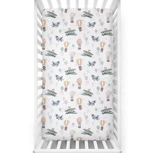 Airplane Crib Bedding Set ~ Boy Crib Bedding Set ~ Space Baby Bedding ...