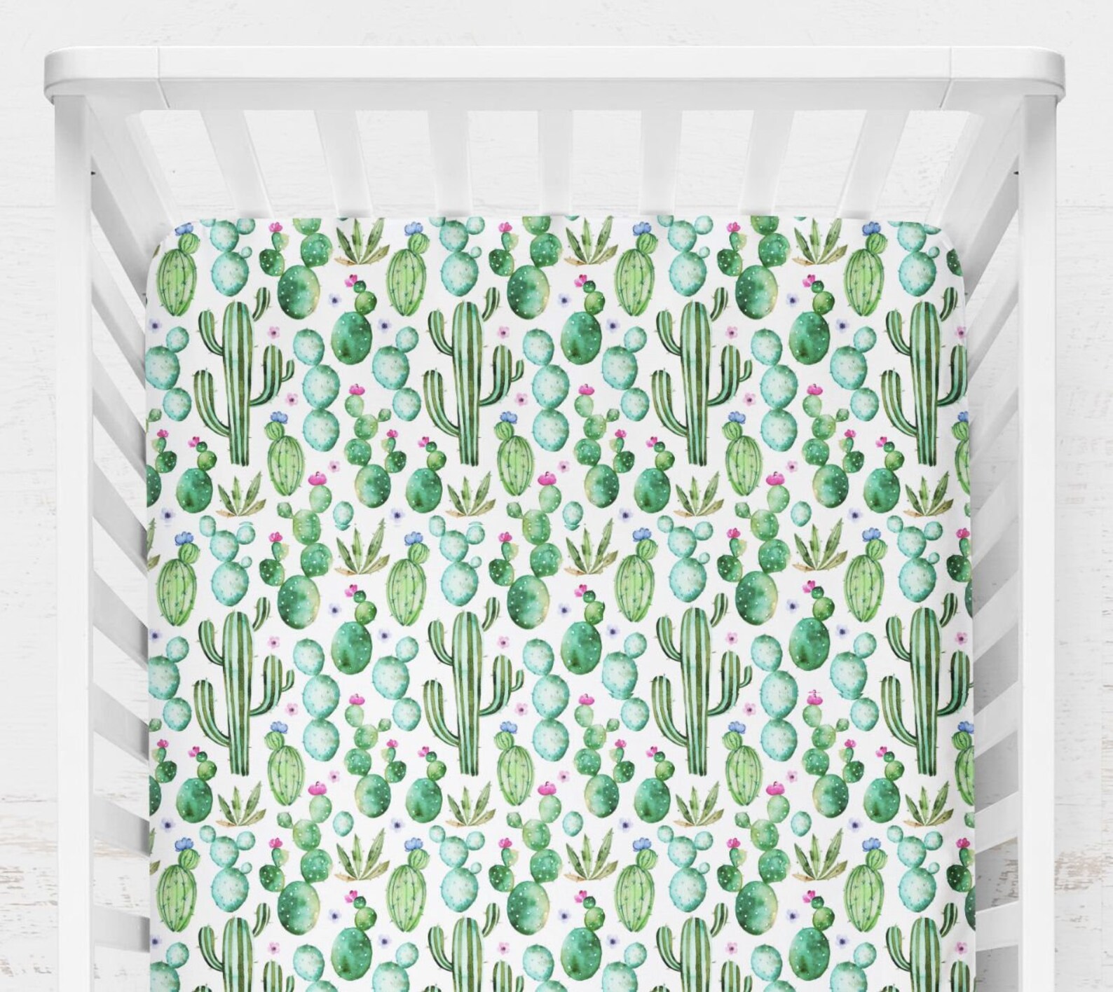 Cactus Crib Bedding Set ~ Cactus Nursery Bedding Set ~ Cactus Crib ...