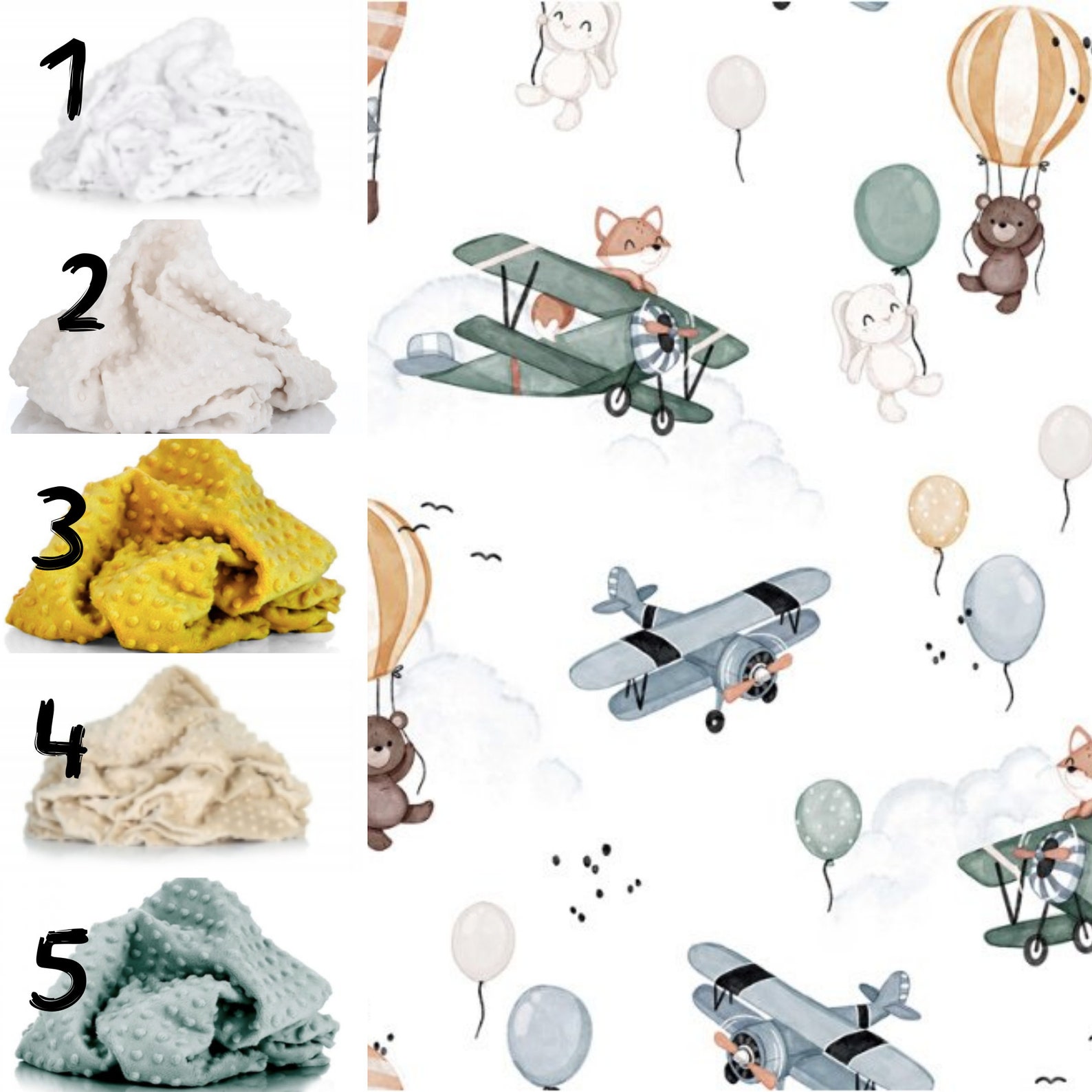 Airplane Crib Bedding Set ~ Boy Crib Bedding Set ~ Space Baby Bedding ...