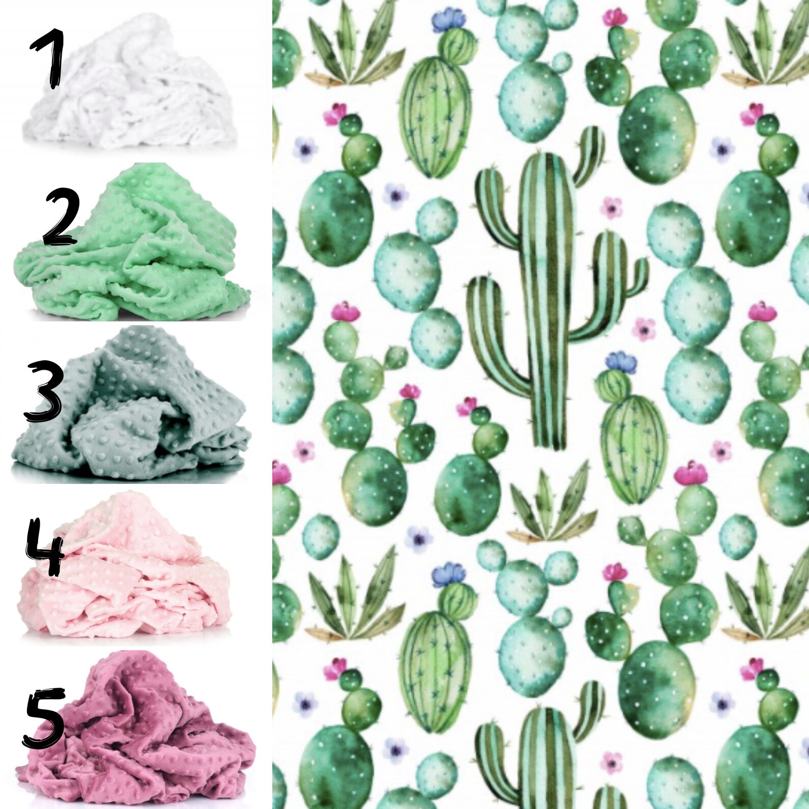 Cactus Crib Bedding Set Cactus Nursery Bedding Set Cactus - Etsy