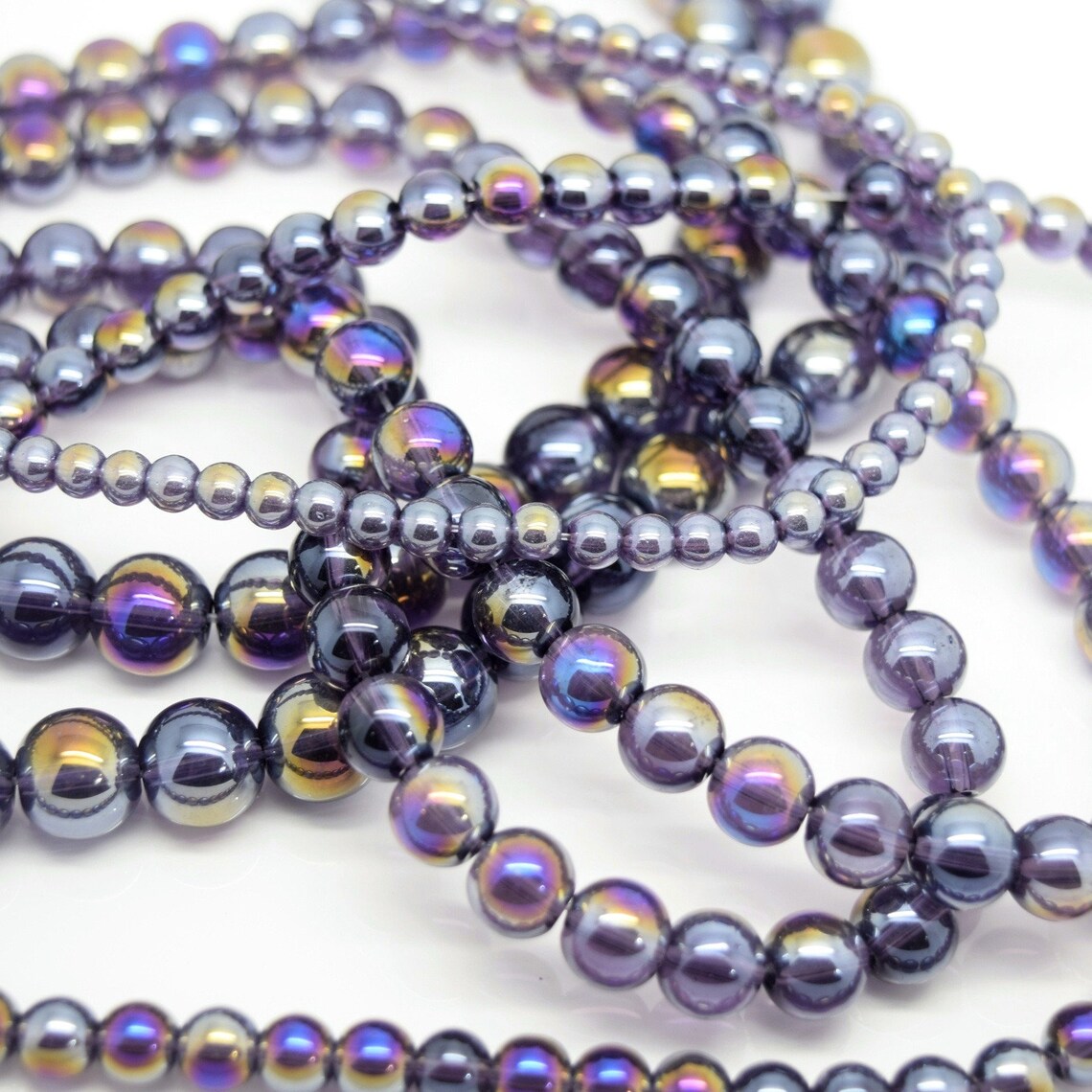 Smooth Round Glass Beads for Jewellery Making 4mm6mm8mm10mm - Etsy