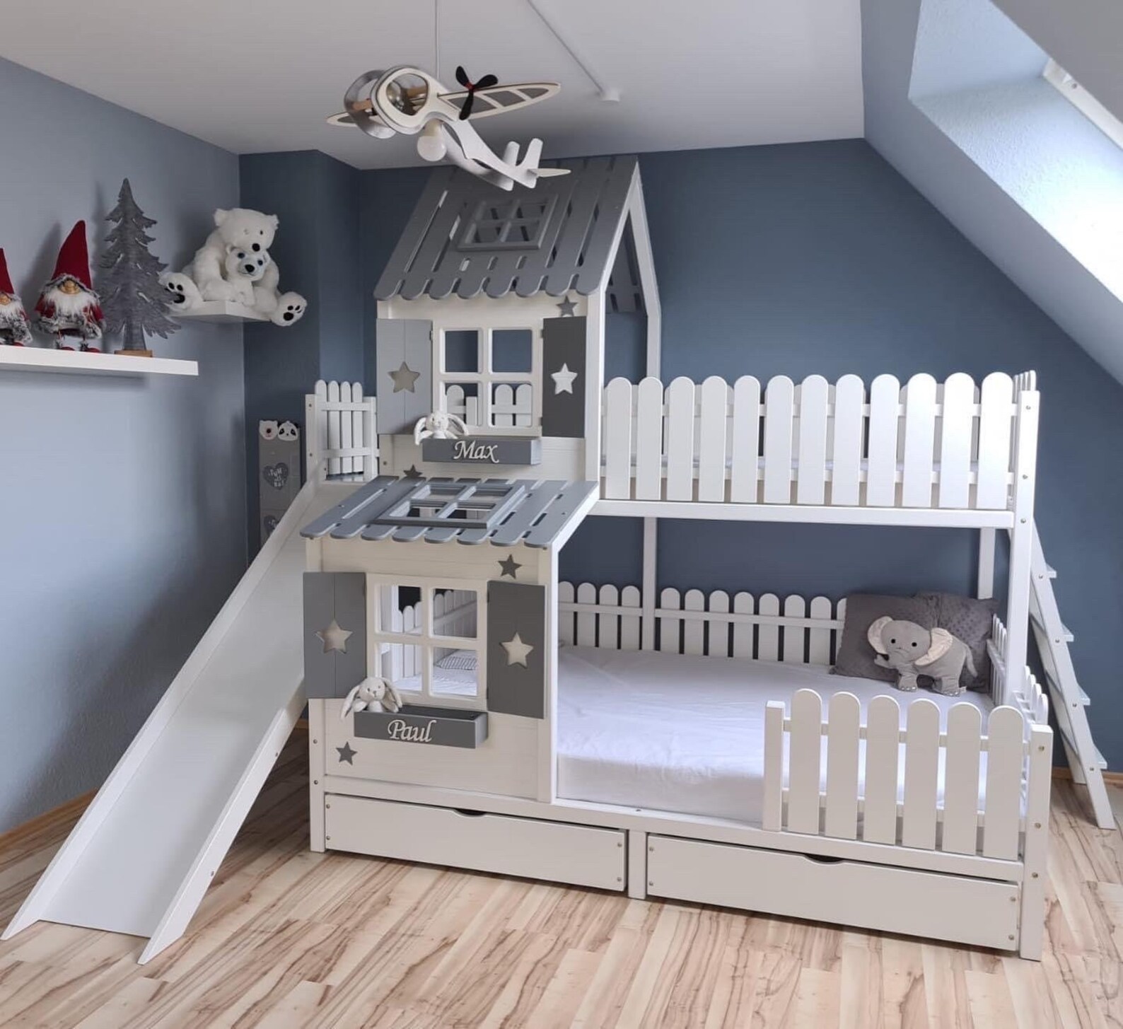 Bunk Bed for Kids, Loft Bed, Playhouse, Bunk Bed, Kids Bed, Toddler Bed ...