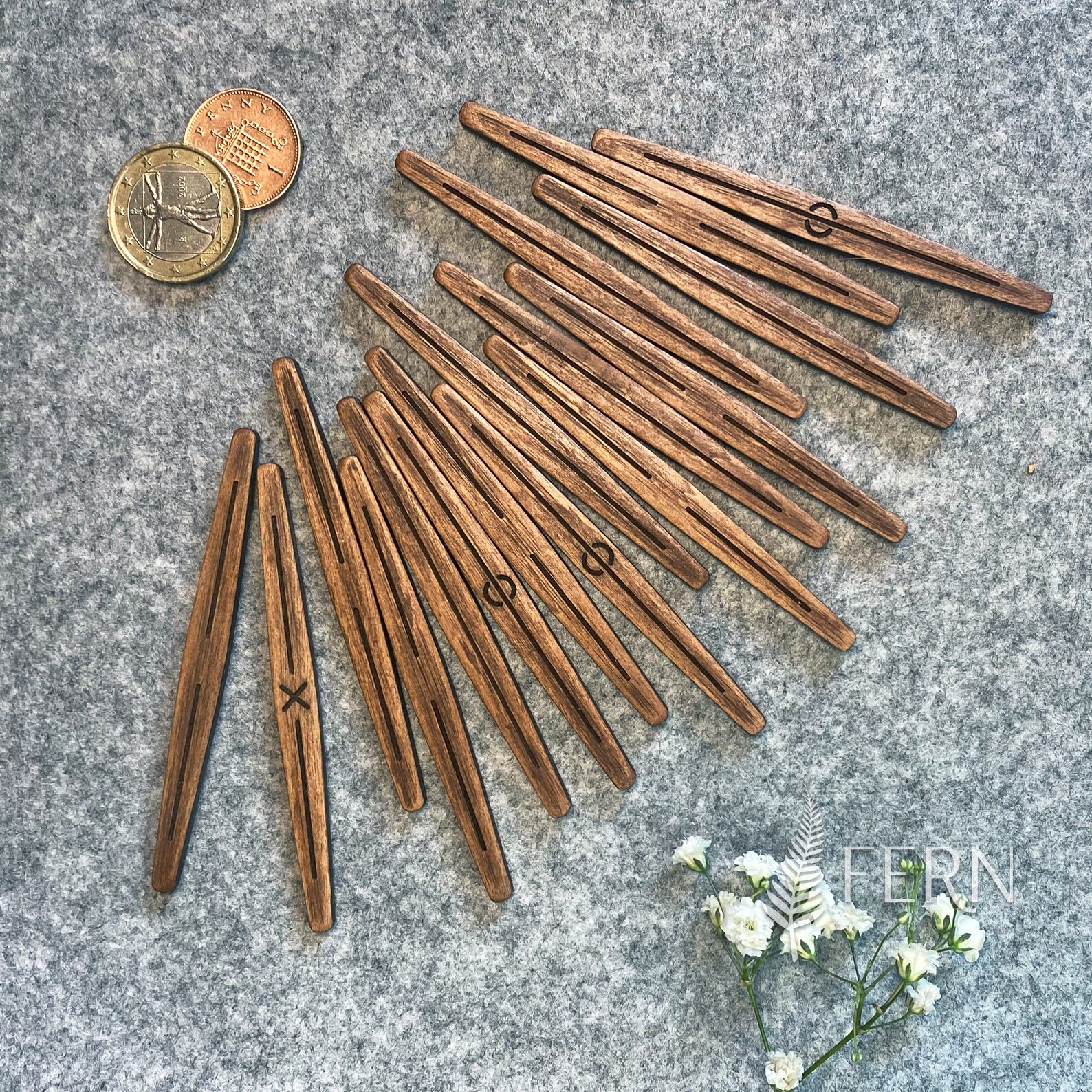 I Ching Book of Changes Devinations Yarrow Wood Sticks Set - Etsy Ireland